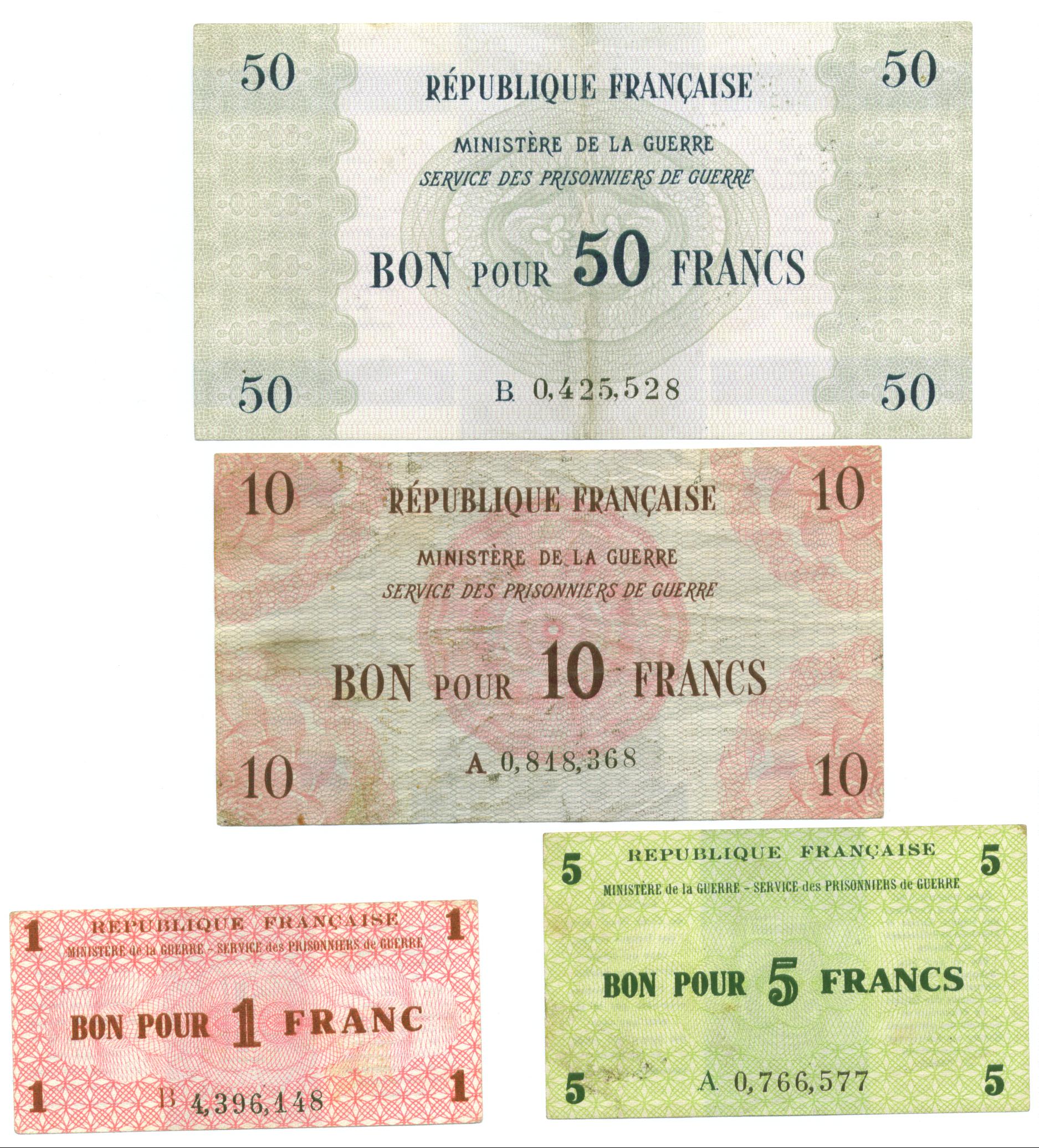 French POW General Issue: POW, WWII France
